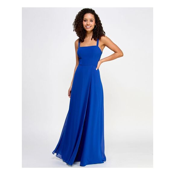City Studio | Dresses | City Studio Womens Blue Wrap Skirt Lined ...